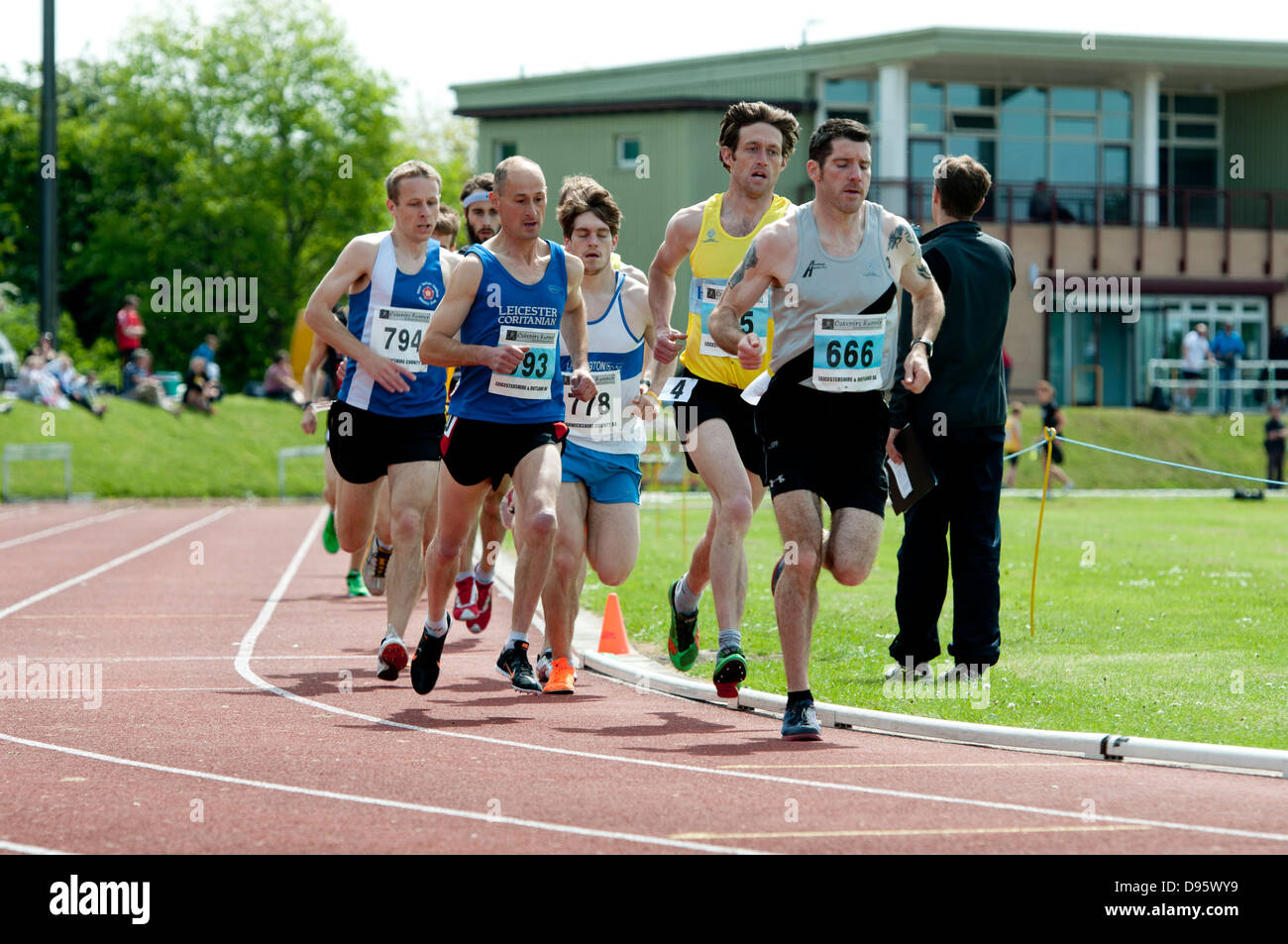 Athletics, men`s 5000m race Stock Photo - Alamy