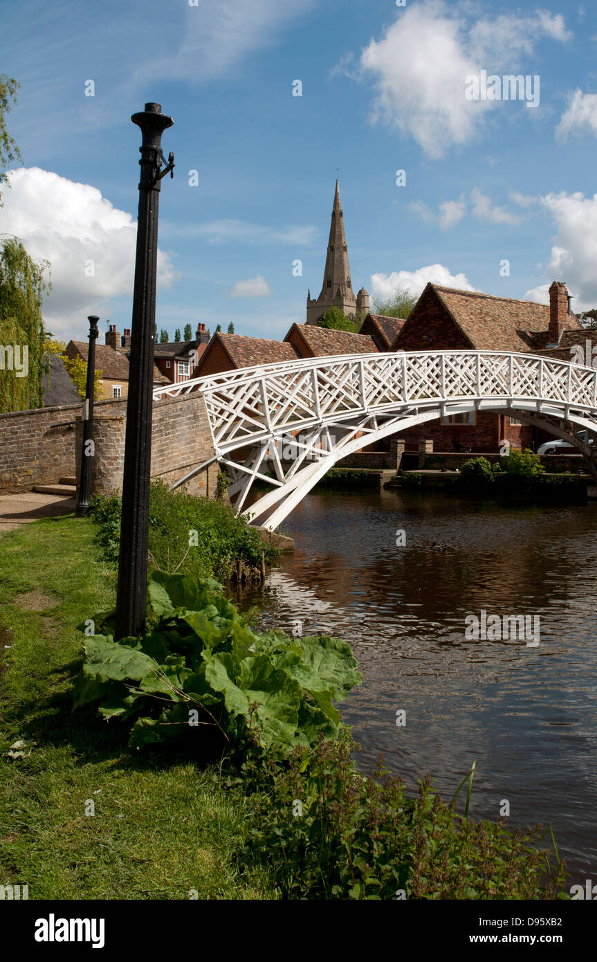 The Chinese Bridge, Godmanchester, Cambridgeshire, England, UK Stock ...