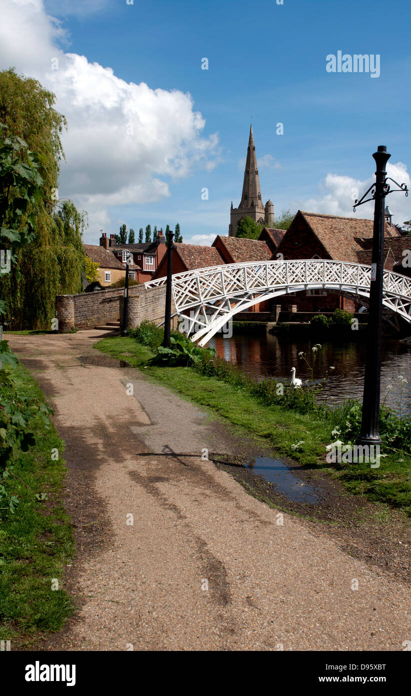 The Chinese Bridge, Godmanchester, Cambridgeshire, England, UK Stock ...