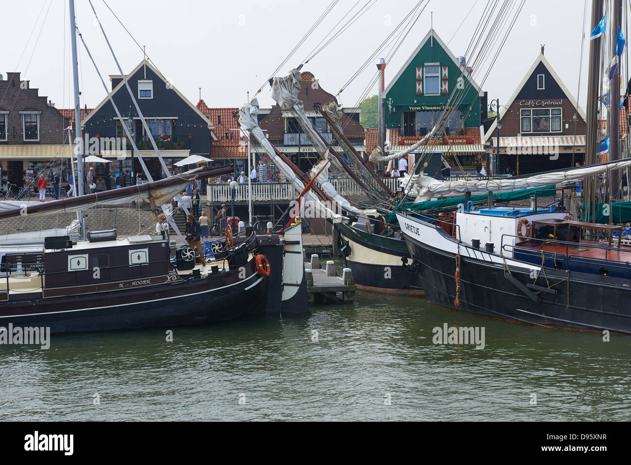 Volendam port, Netherlands (Holland Stock Photo - Alamy