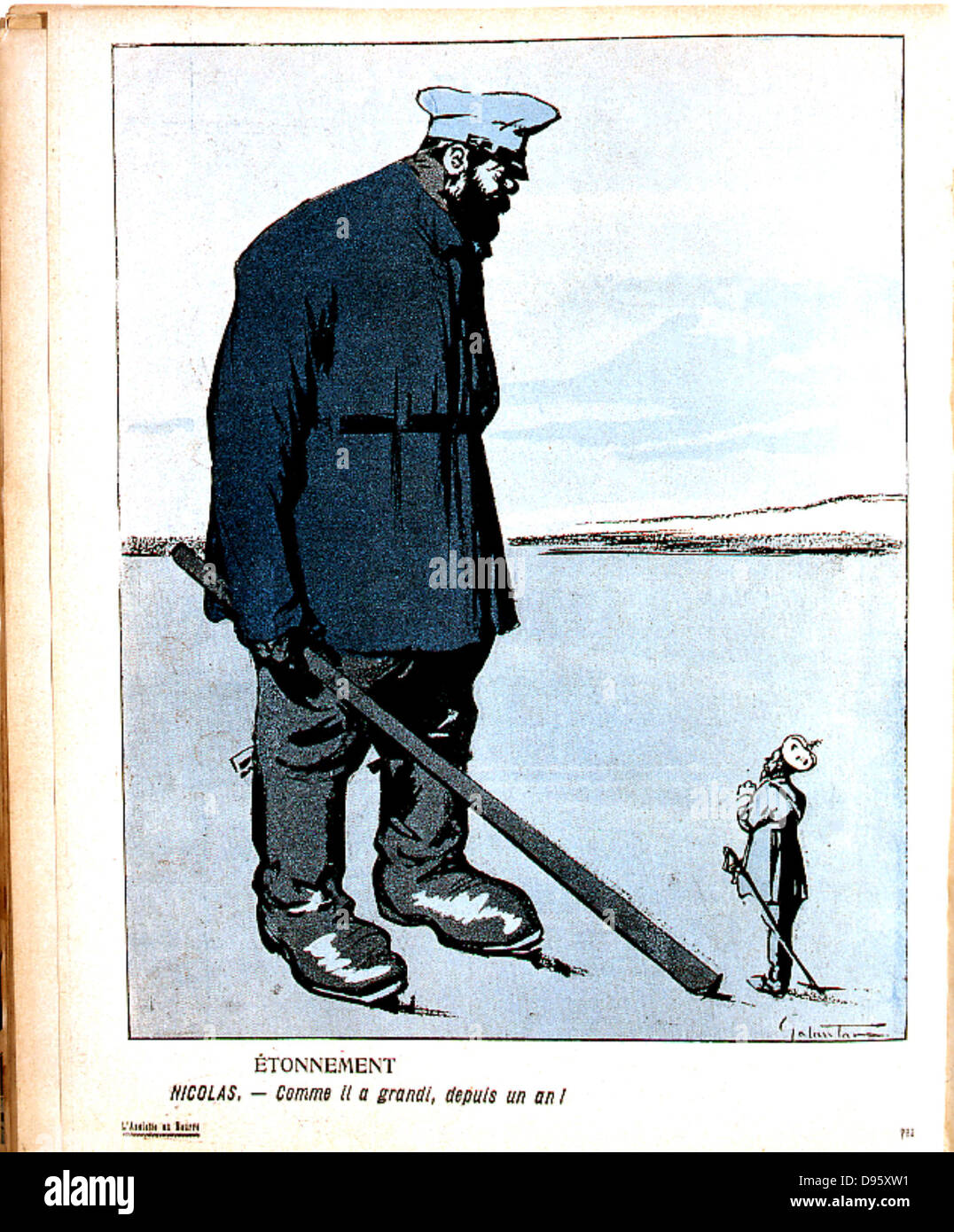 Cartoon tsar nicholas ii russia hi-res stock photography and images - Alamy