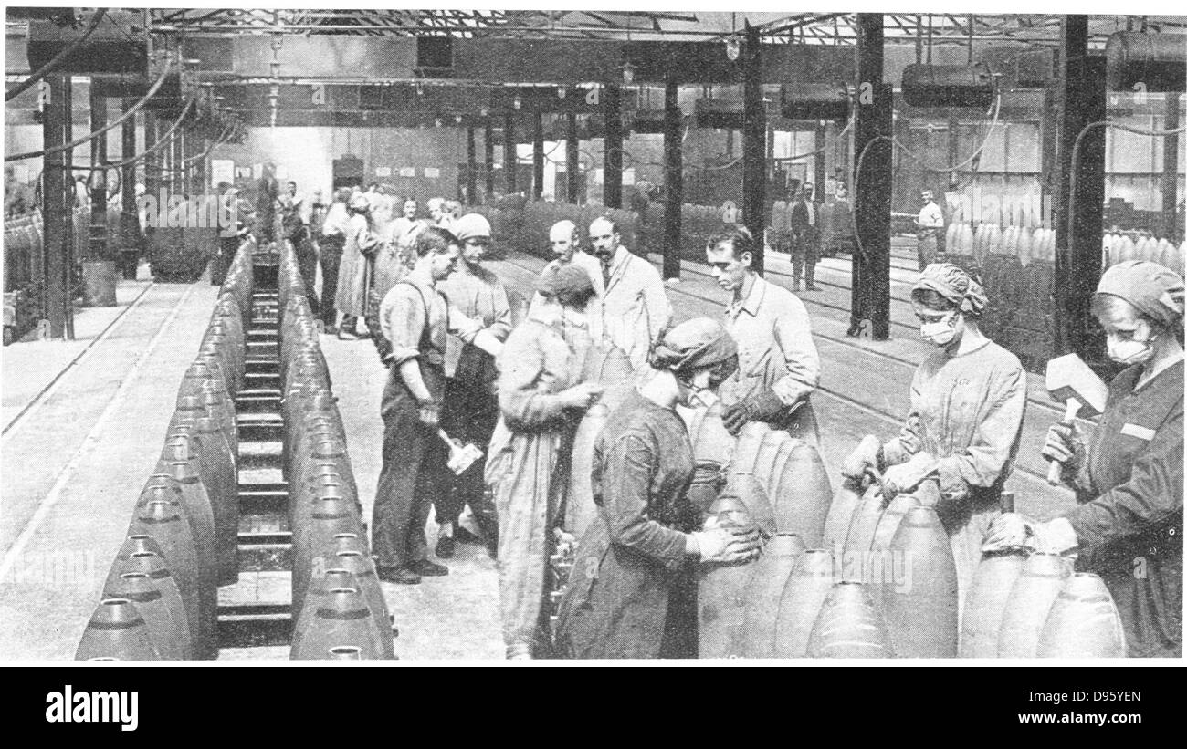 World War I - 1914-1918. After conscription in 1916, British women took ...