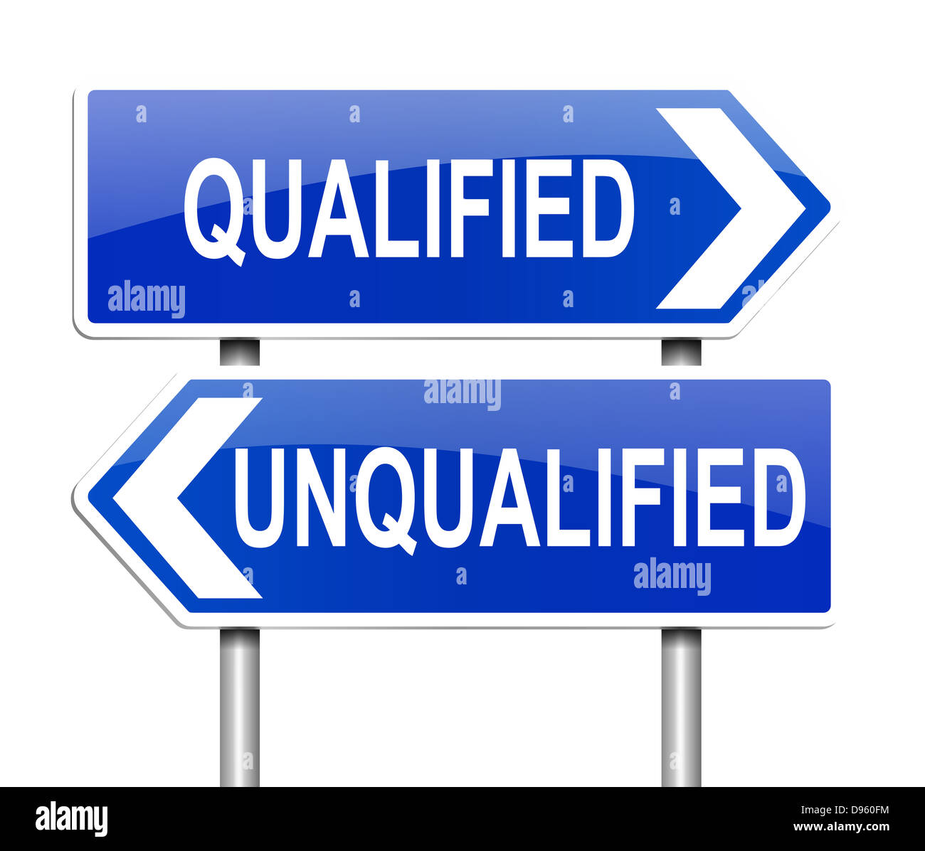 Qualified or not Stock Photo - Alamy