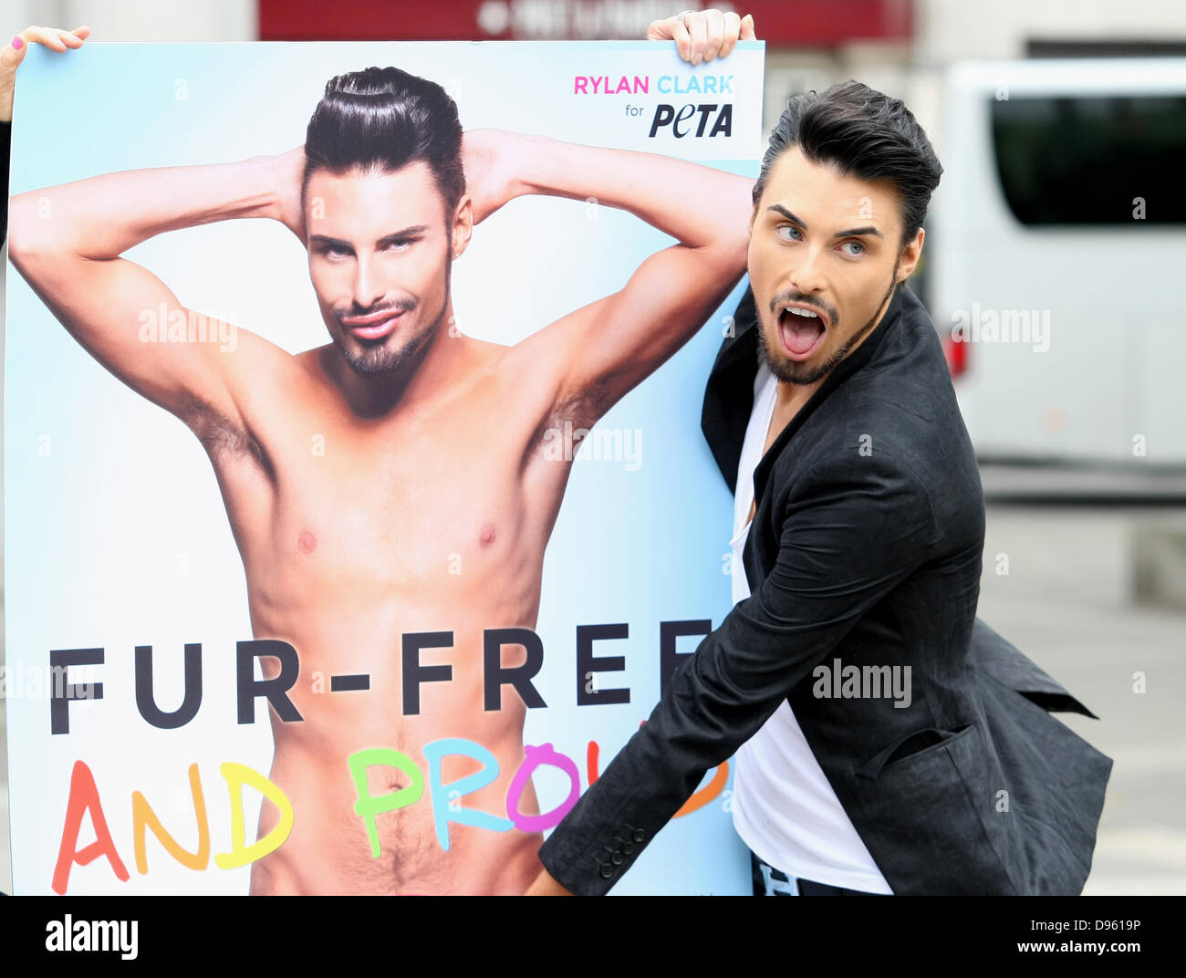 RYLAN CLARK RYLAN CLARK SHOWS OFF HIS XY FACTOR IN THE NEW PETA ANTI ...