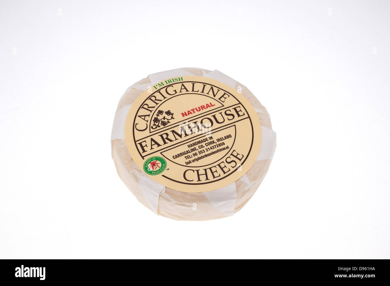 Irish handmade, handcrafted cheese - Carrigaline Farmhouse cheese Stock ...