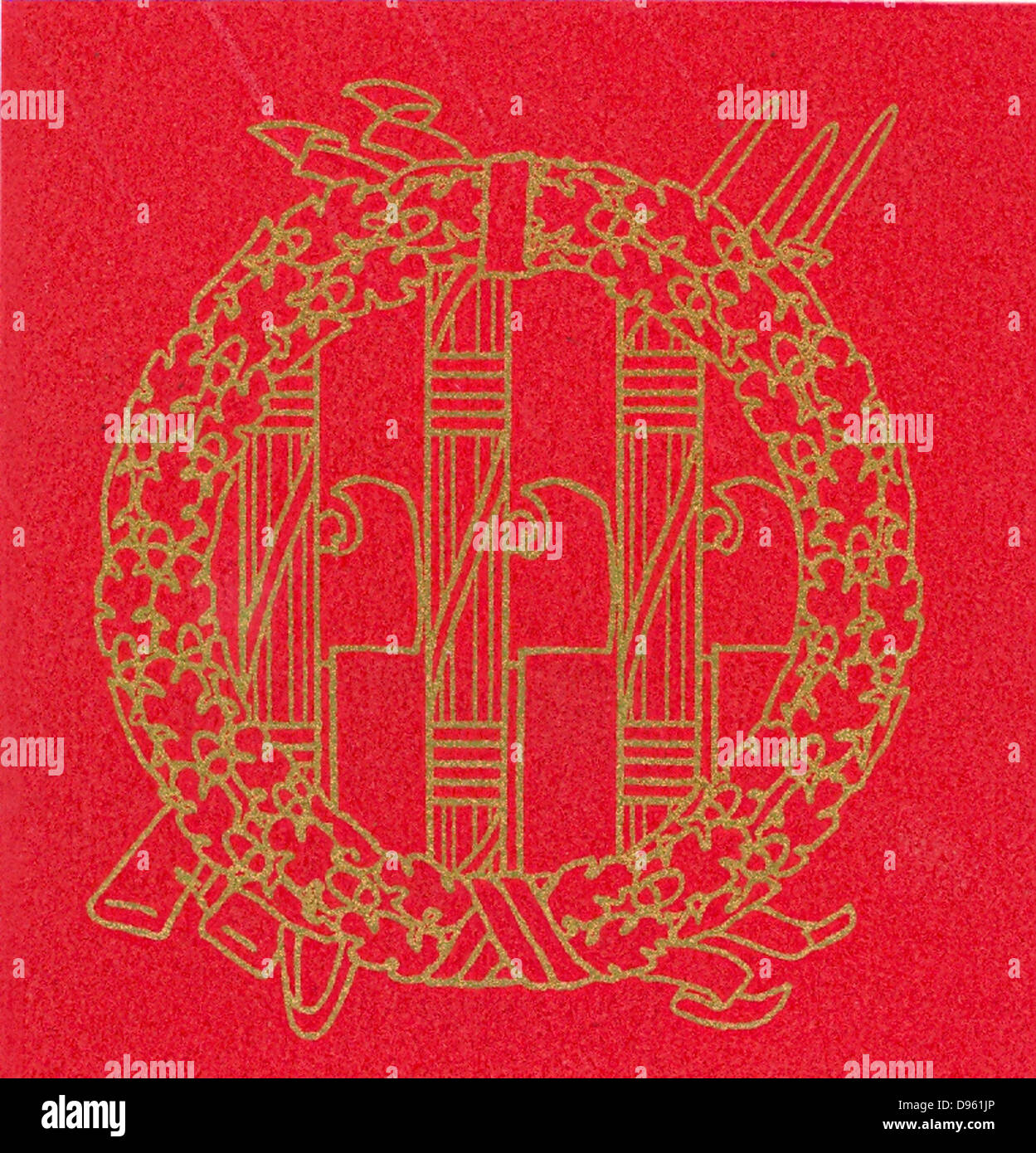 The Fasces, an axe tied to a bundle of sticks, the symbol of Ancient ...