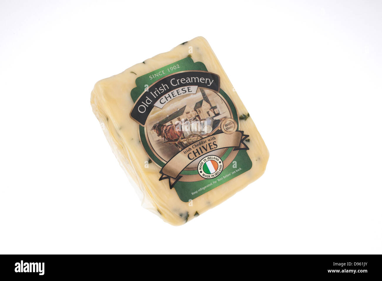 Irish handmade, handcrafted cheese - Old Irish Creamery cheddar with ...