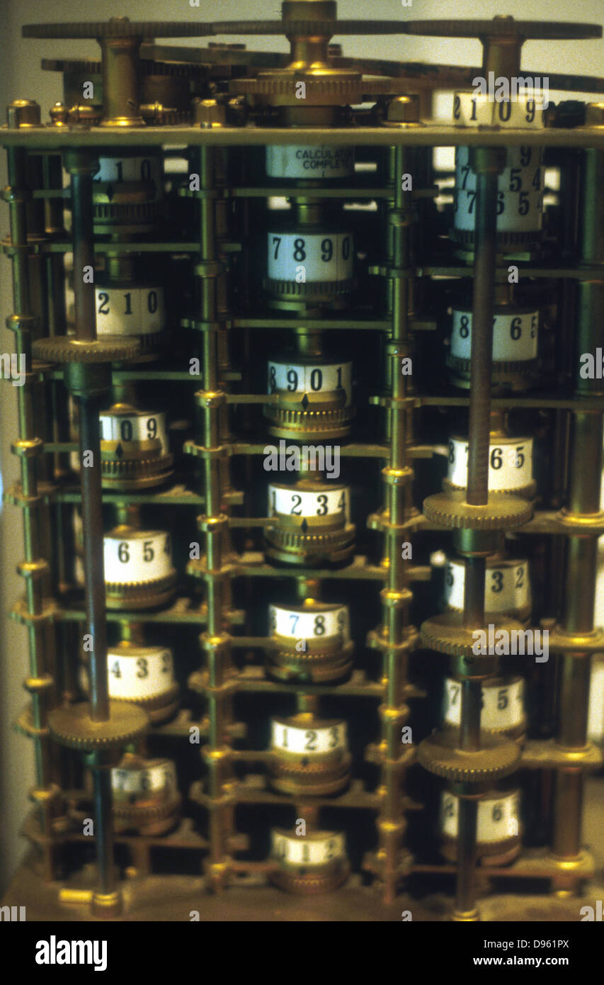 Charles babbage difference engine hi-res stock photography and images ...