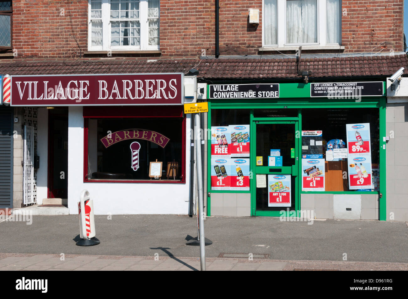 A parade of traditional local shops Stock Photo - Alamy