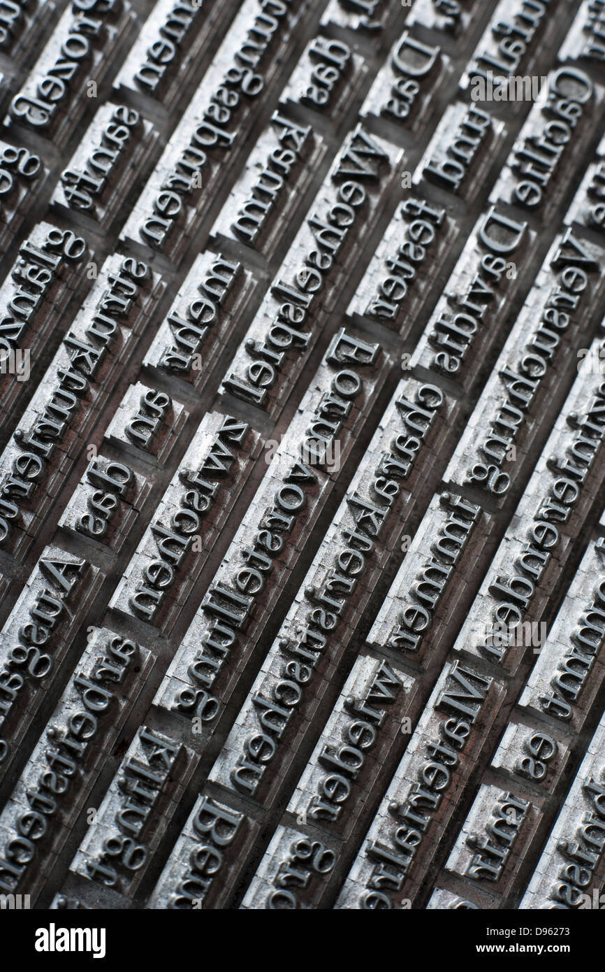 Typesetting art hi-res stock photography and images - Alamy