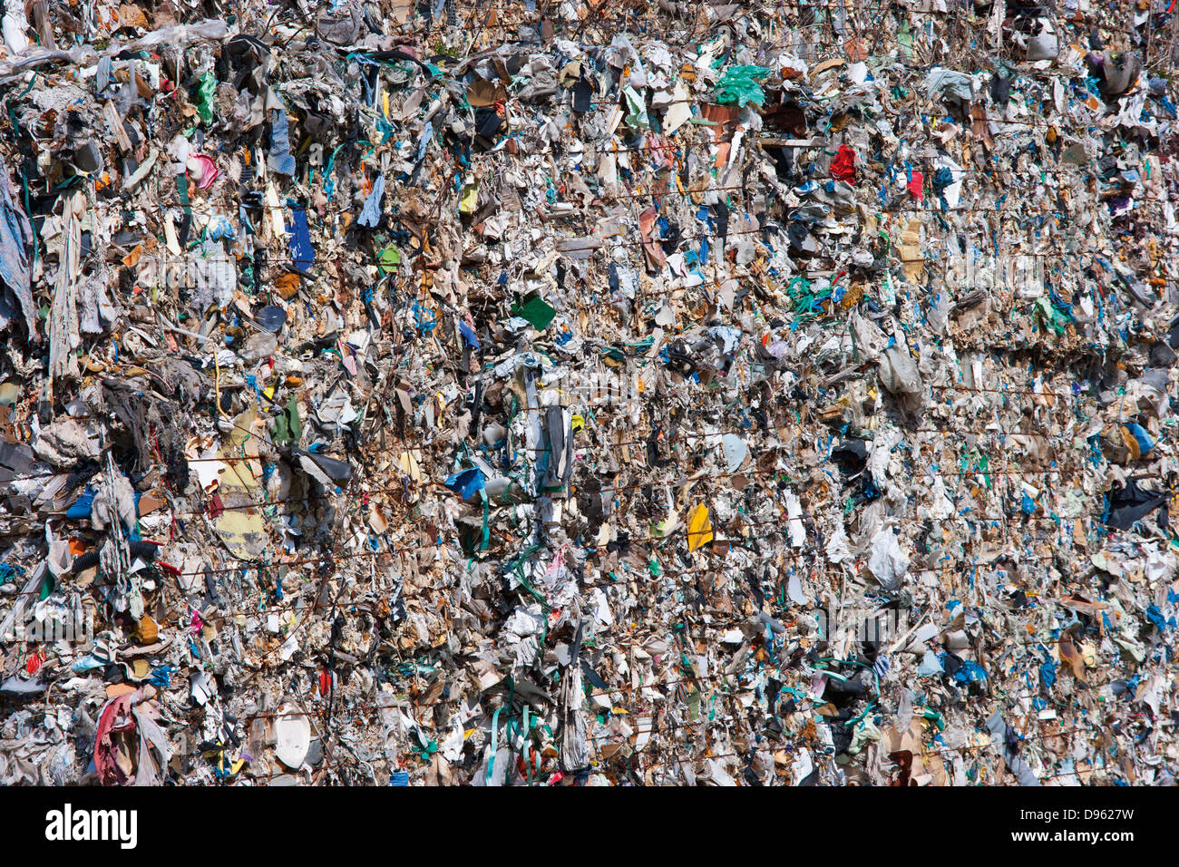 Germany, Bavaria, Compressed garbage Stock Photo - Alamy