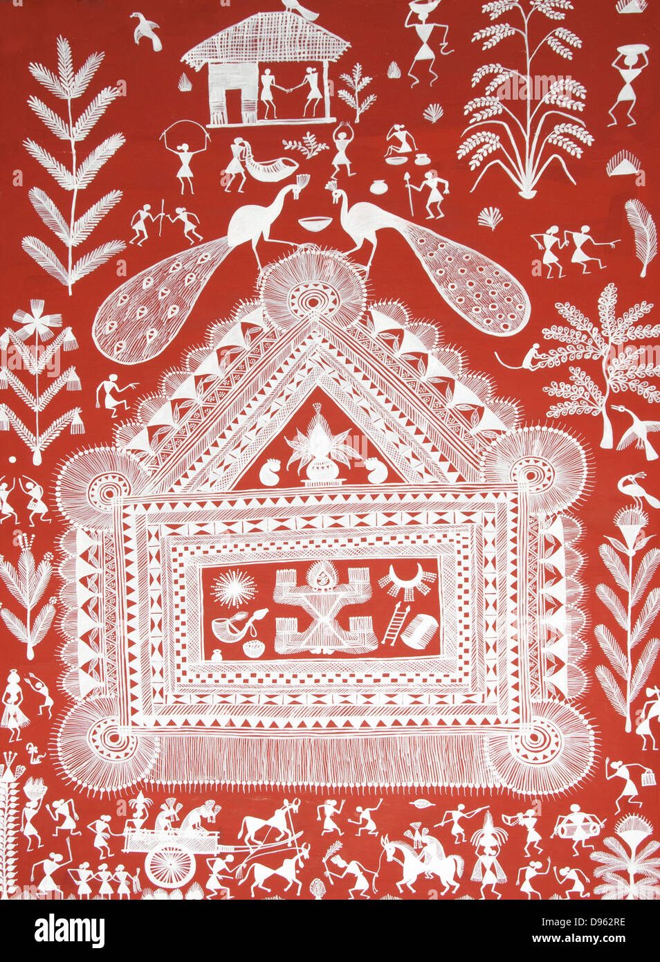 Warli tribe hi-res stock photography and images - Alamy