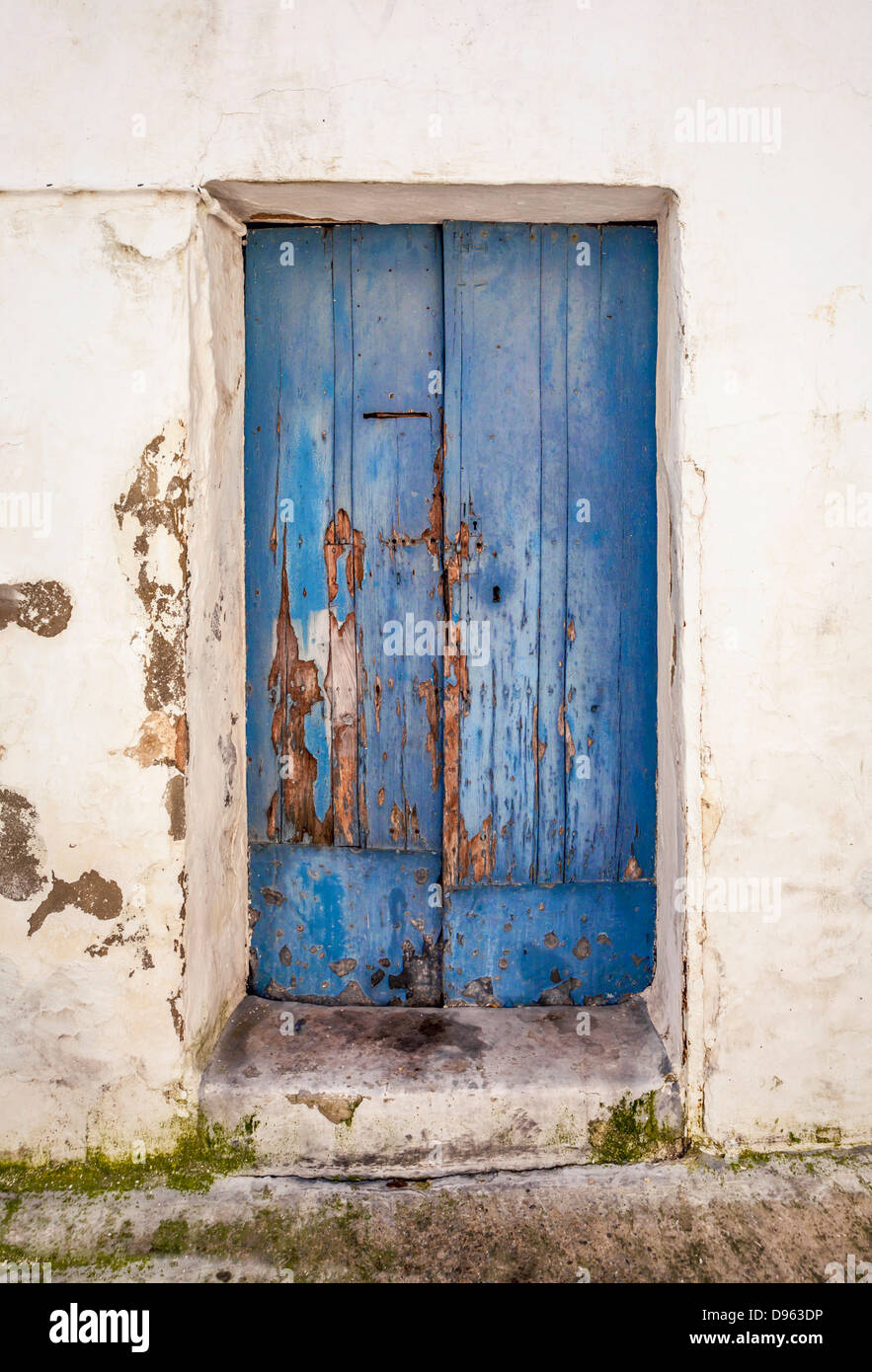 Spain, Wooden door, close up Stock Photo - Alamy