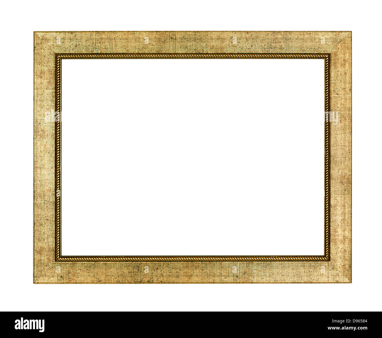 Golden picture frame Stock Photo - Alamy