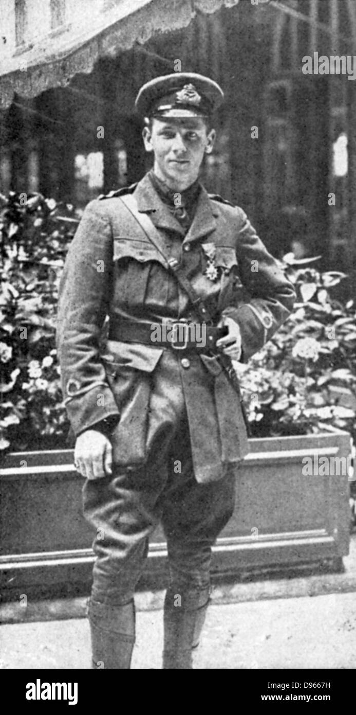 Flight-Lieutenant Warneford, British pilot, awarded Victoria Cross for ...