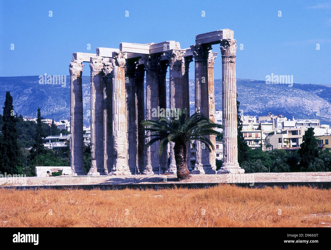 Temple of Olympian Zeus, Athens, Greece Stock Photo - Alamy