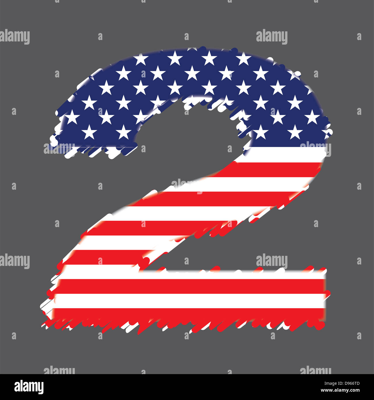 Flag of USA alphabet - 2 Stock Photo - Alamy