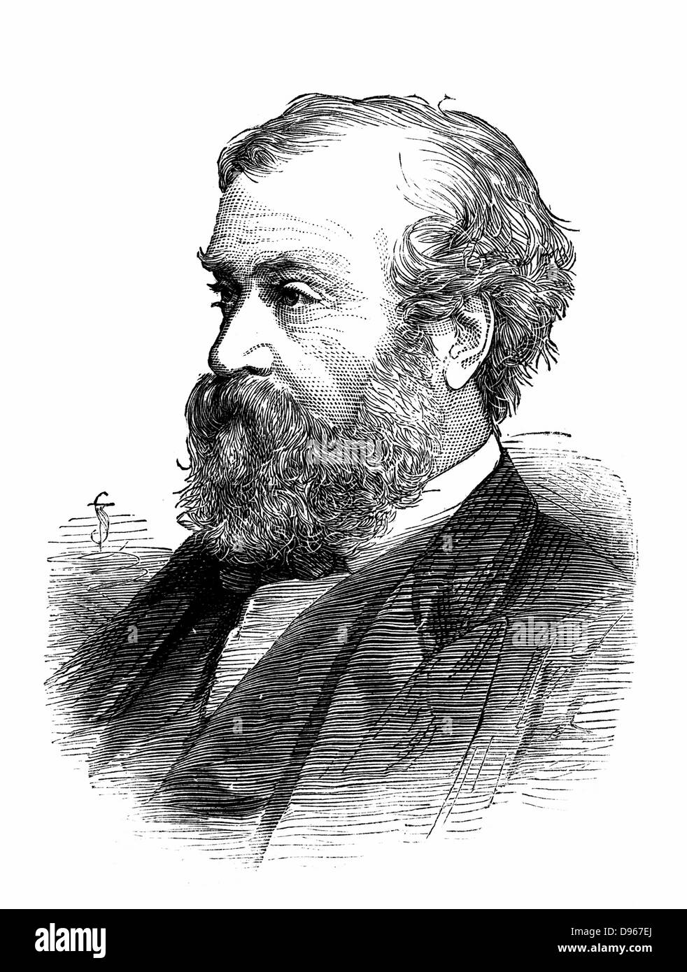 Windsor castle woodcut portrait published 1882 High Resolution Stock ...