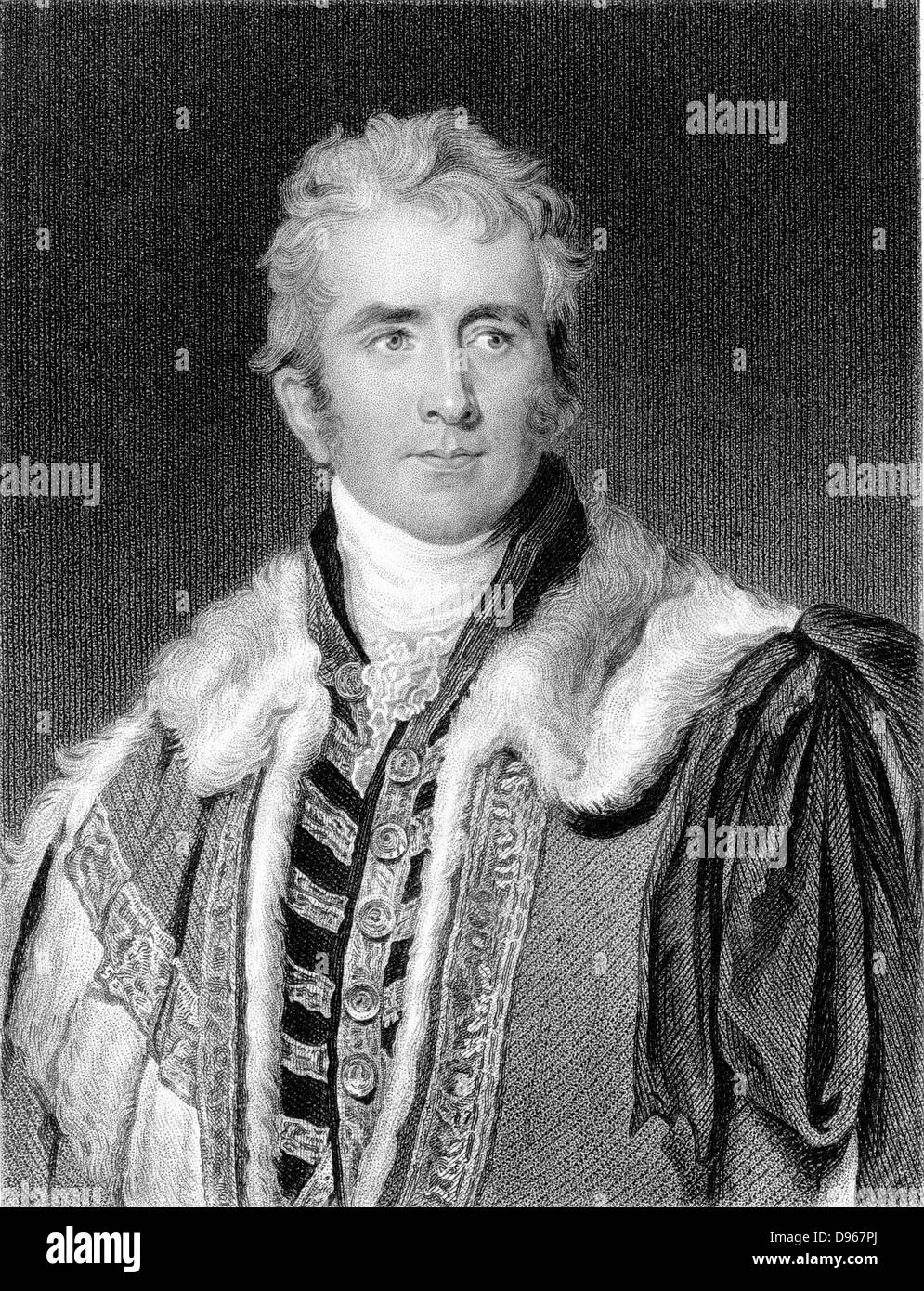 William pitt amherst 1st earl amherst Black and White Stock Photos ...