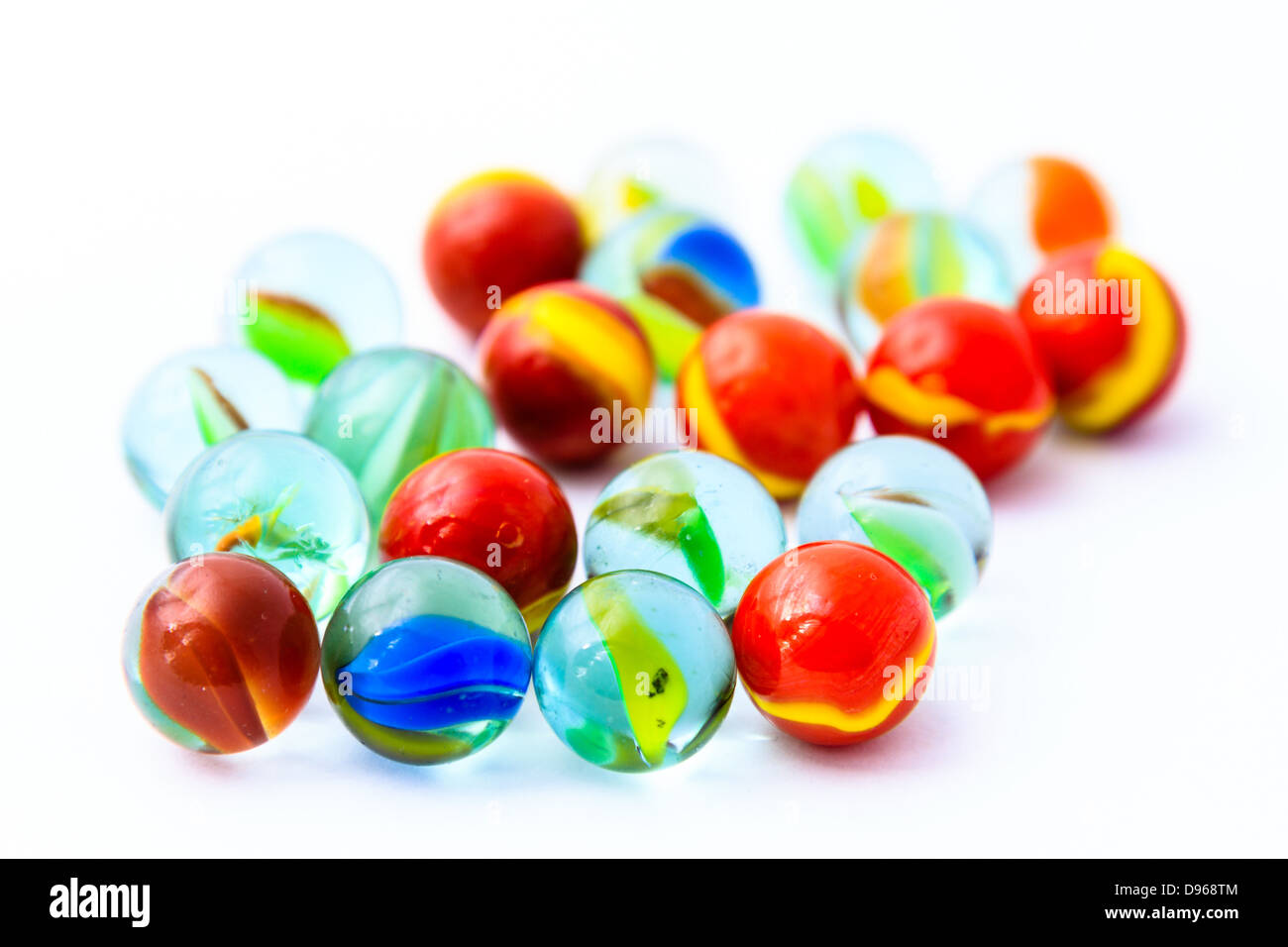 Colorful glass balls background Stock Photo - Alamy