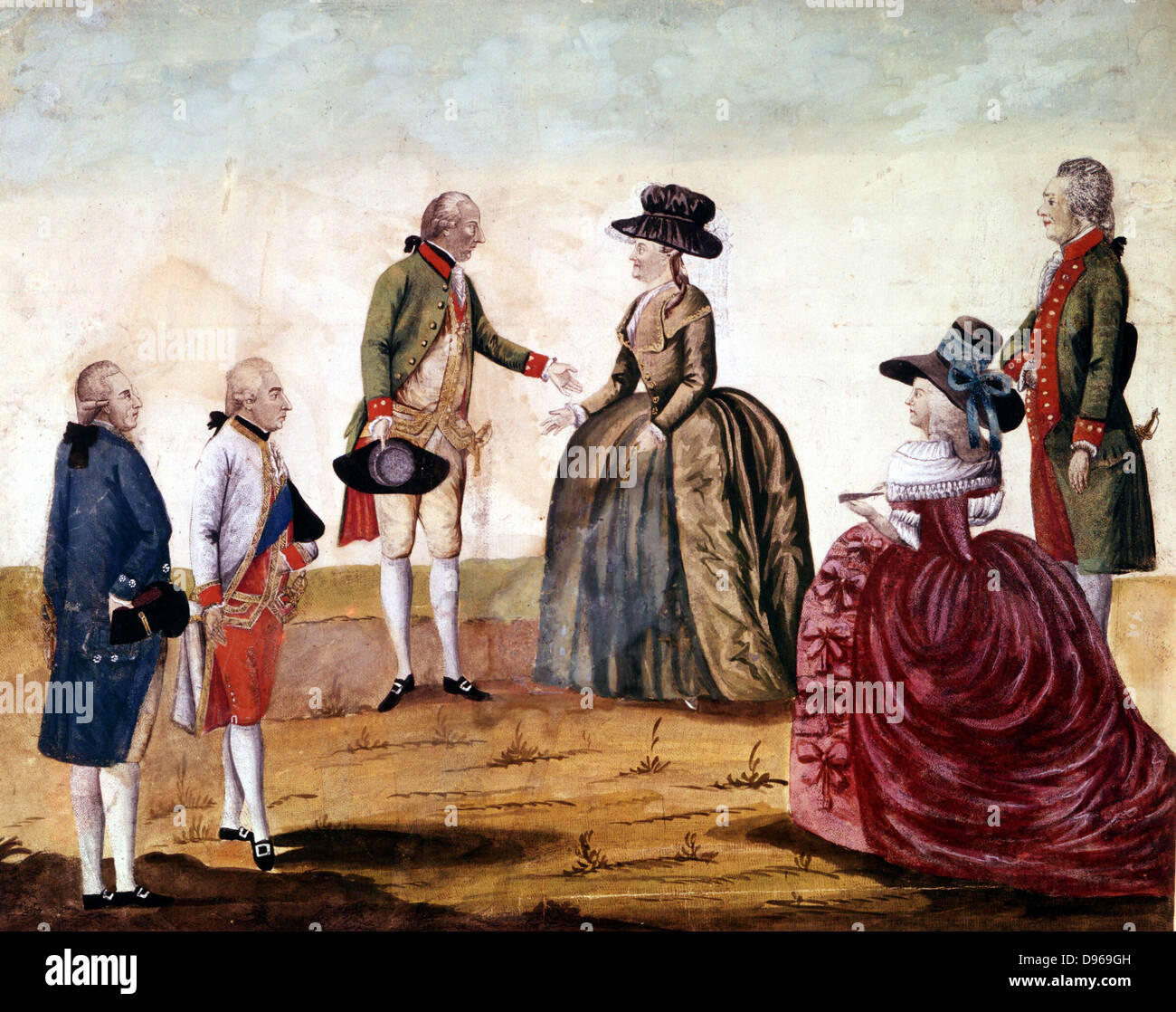 Catherine II, the Great (1729-1796) Empress of Russia from 1762 with ...