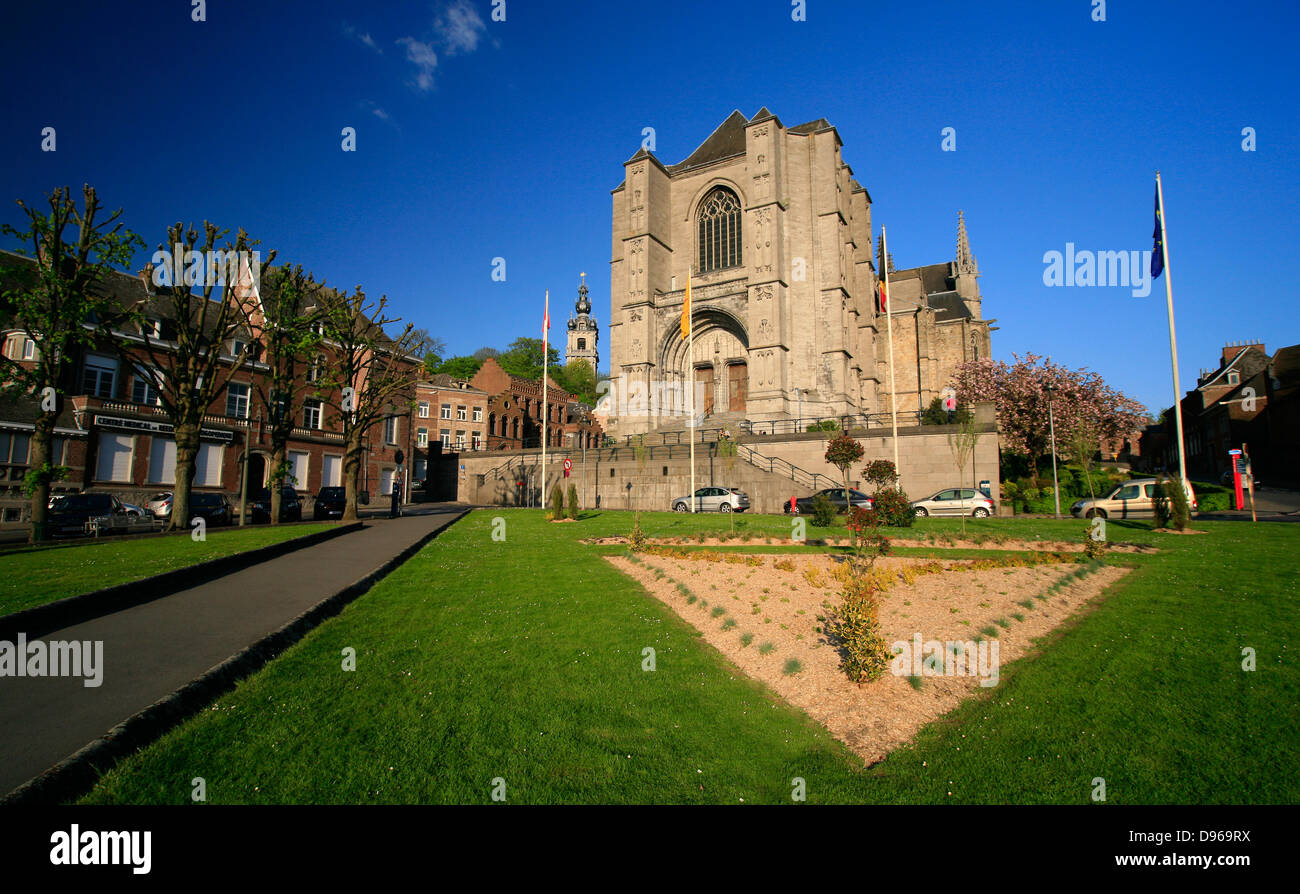 Mons cathedral, Belgium Stock Photo - Alamy