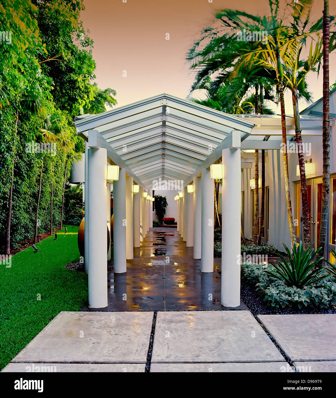 Residential Covered Walkway Design Modern Elegance C.O.S Design