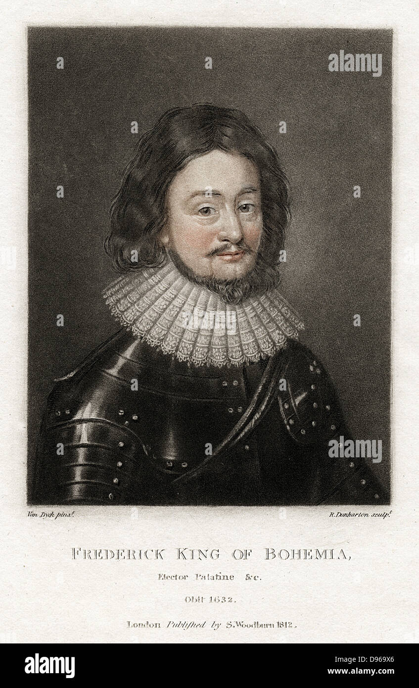 Frederick V (1596-1632) Elector Palatine 1610-1623, King of Bohemia ...