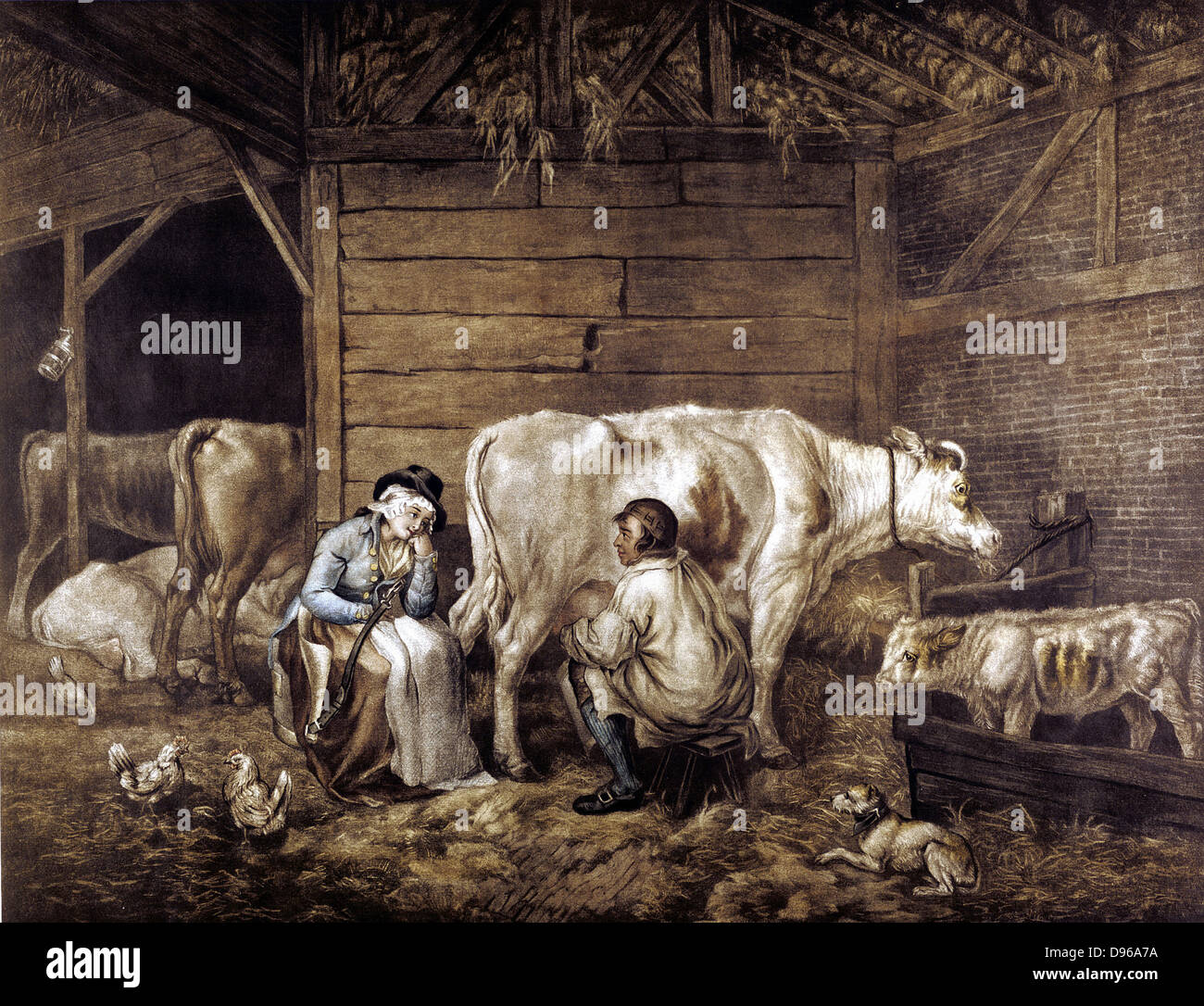 Cowpox milkmaid hi-res stock photography and images - Alamy