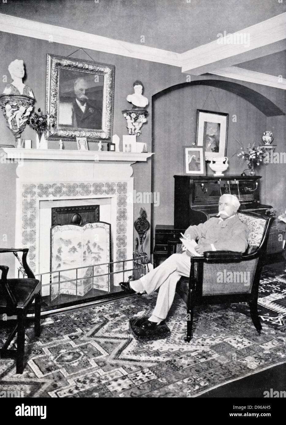 Alfred Austin (1835-1913) British poet laureate from 1896. Austin at ...