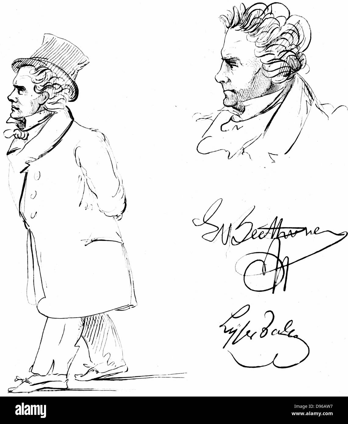 Ludwig van Beethoven (1770-1827) German composer, a bridge between ...