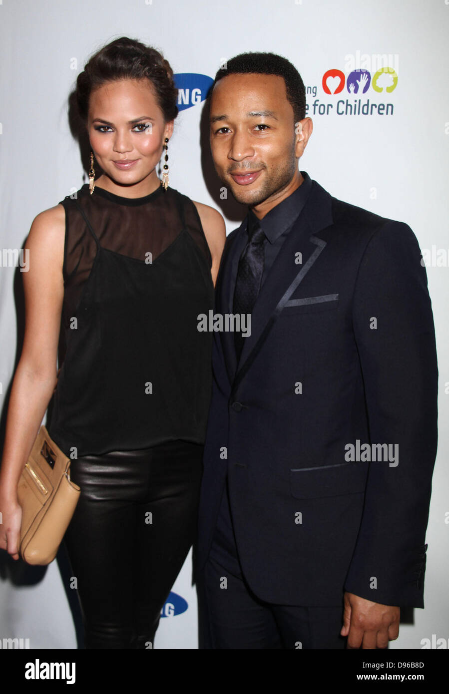 New York, New York, USA. 11th June, 2013. Model CHRISSY TEIGEN and JOHN ...