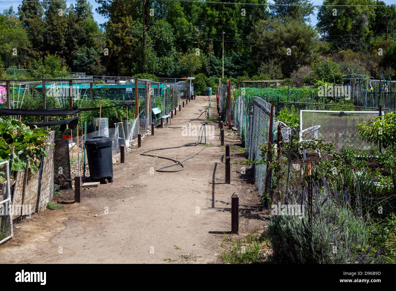 Community Gardens at Orcutt Ranch in Los Angeles in the San Fernando ...