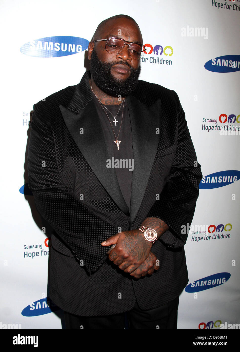 New York, New York, USA. 11th June, 2013. Hip hop artist, producer RICK ...