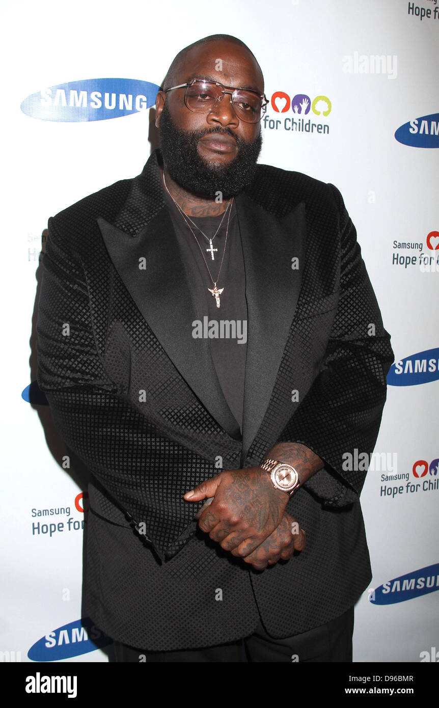 New York, New York, USA. 11th June, 2013. Hip hop artist, producer RICK ...