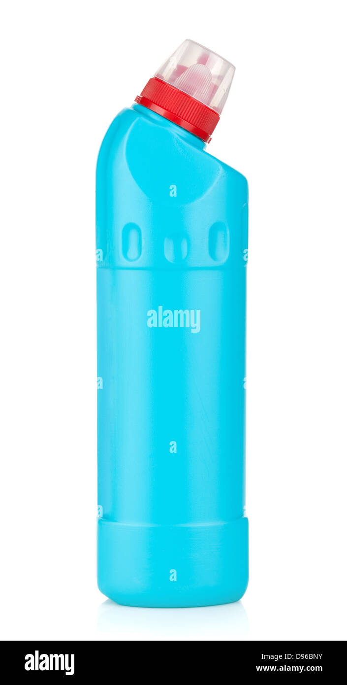 Plastic bottle of cleaning product. Isolated on white background Stock ...