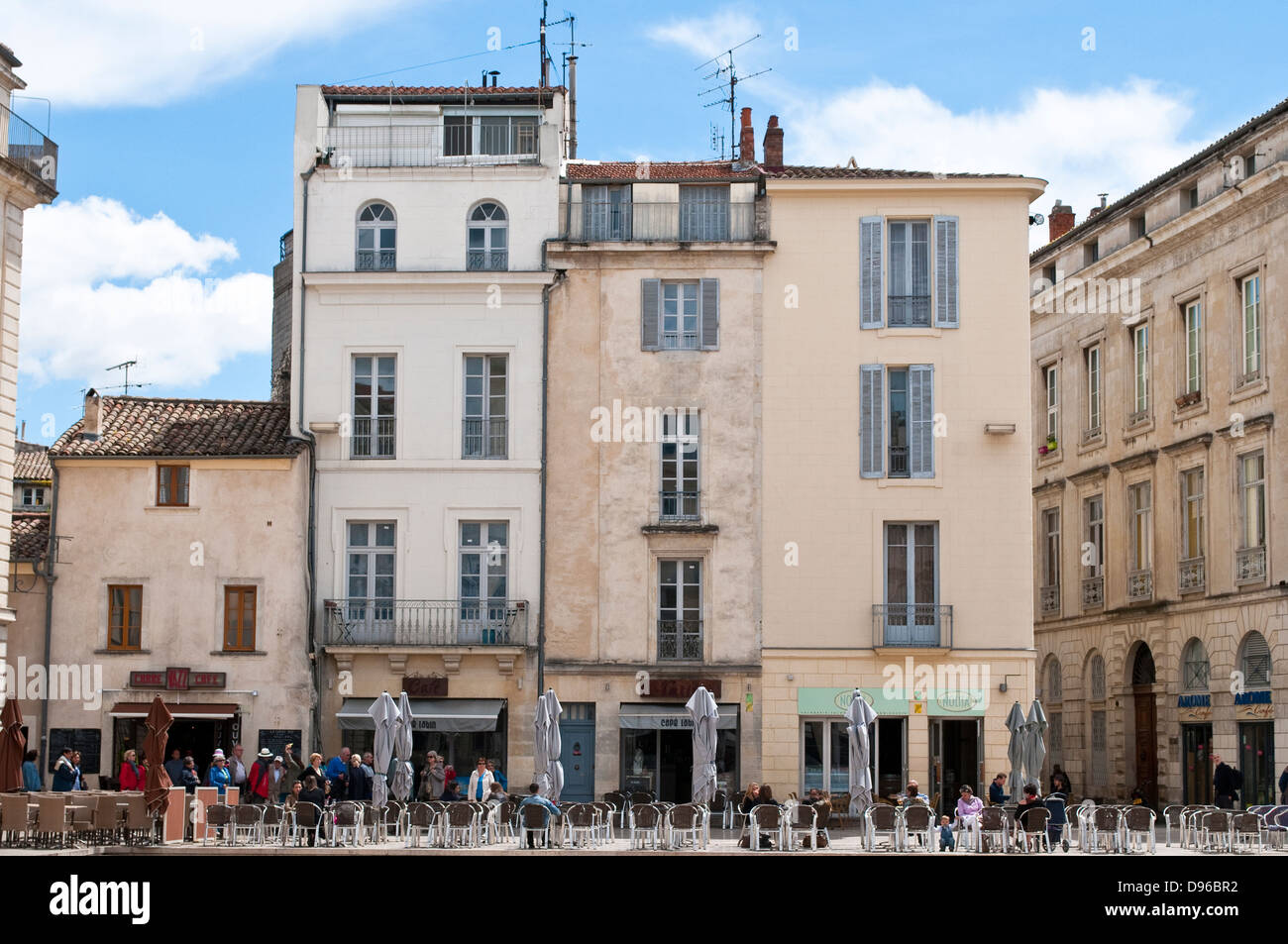 Old houses central street hi-res stock photography and images - Alamy