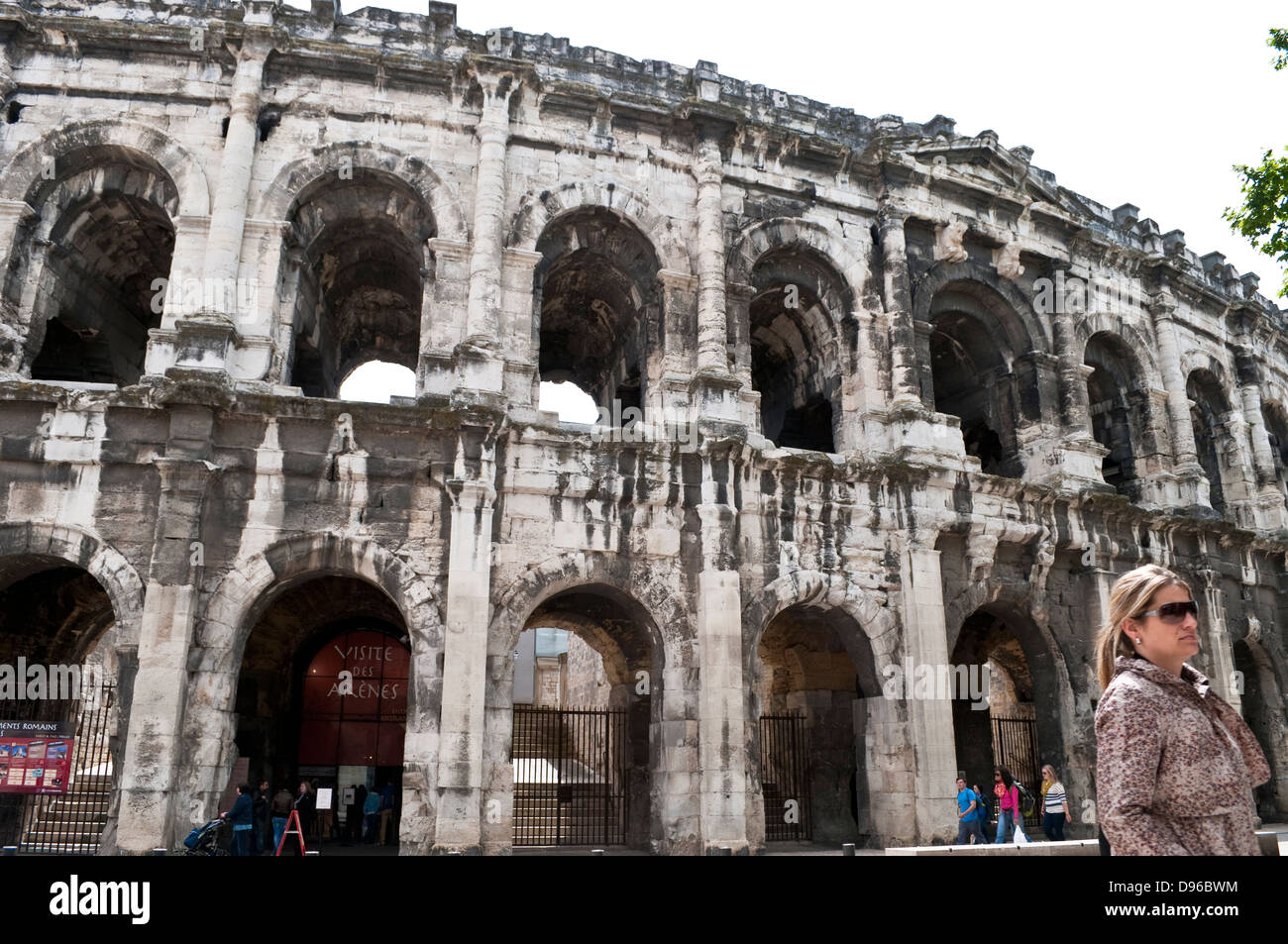 Roman amphitheatre, Nimes, France Stock Photo - Alamy