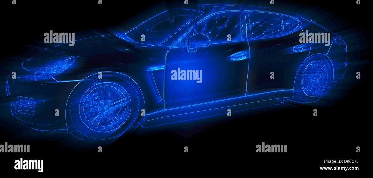 GENEVA - MARCH 8: The Porsche Panamera (Type number 970) with hybrid ...