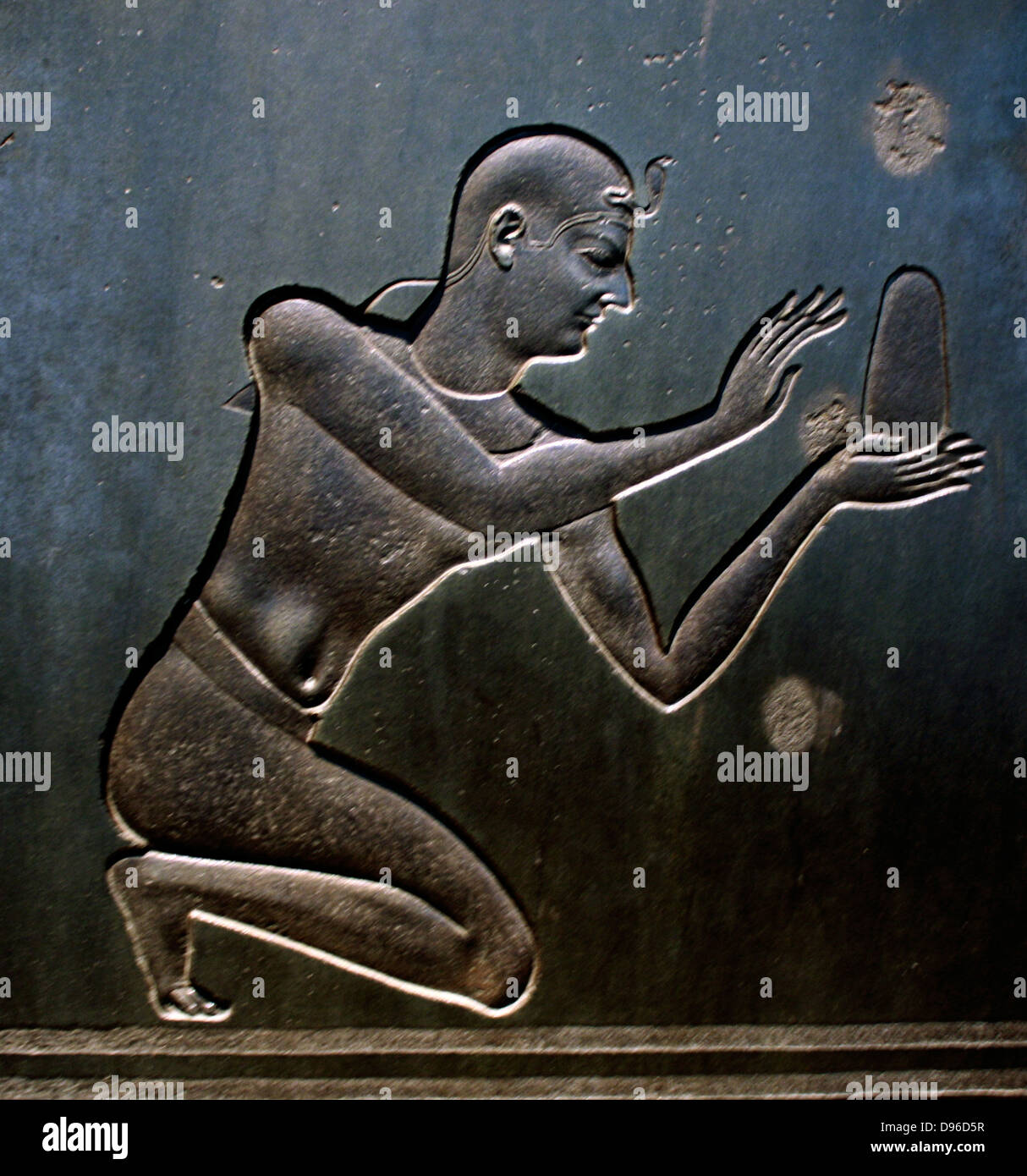 Architectural slab of king nectanebo I. Thirtieth Dynasty, about 370 BC ...