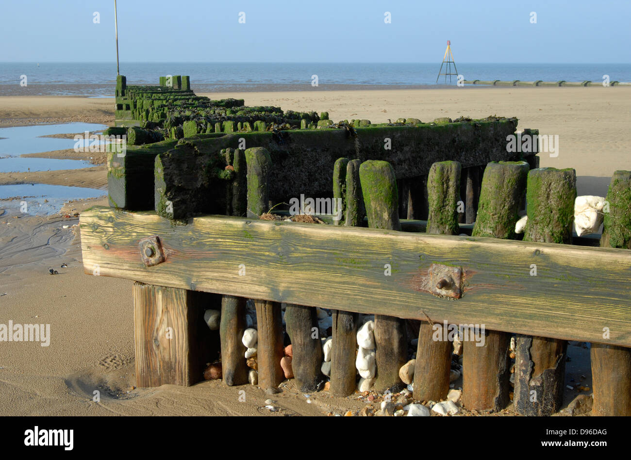 Breakers on the beach near Hunstanton in Norfolk Stock Photo - Alamy