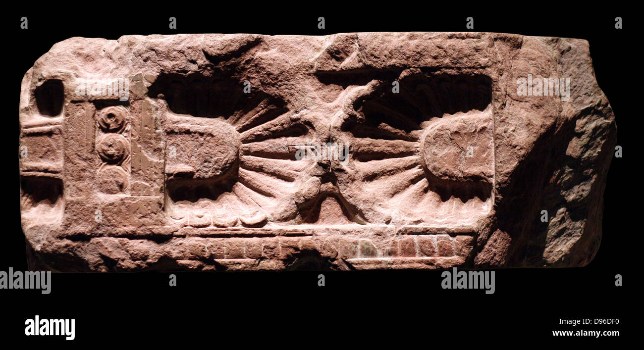 Architectural features from the 'Treasury of Atreus' (circa 1350-1259 ...