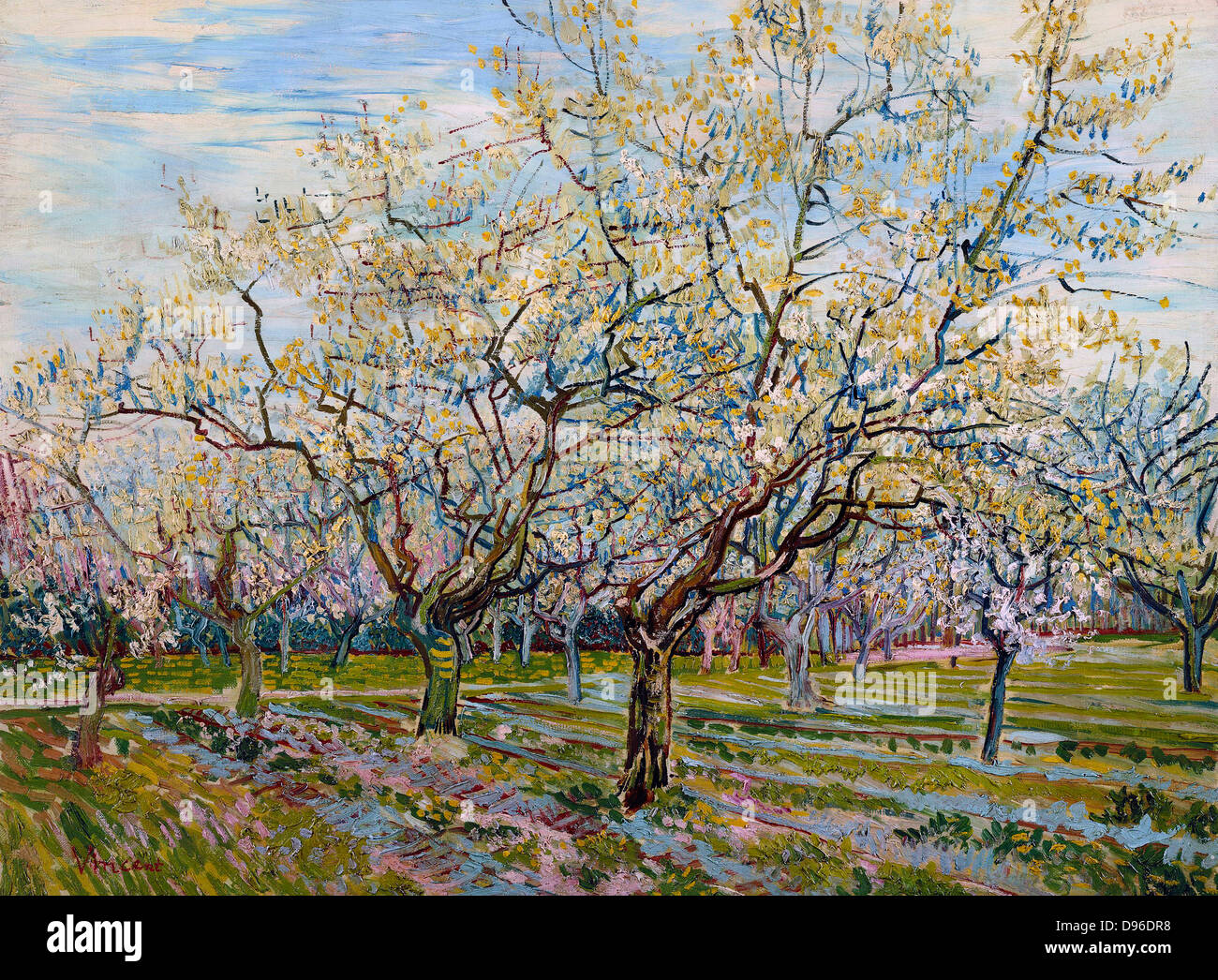 The white orchard van gogh hi-res stock photography and images - Alamy