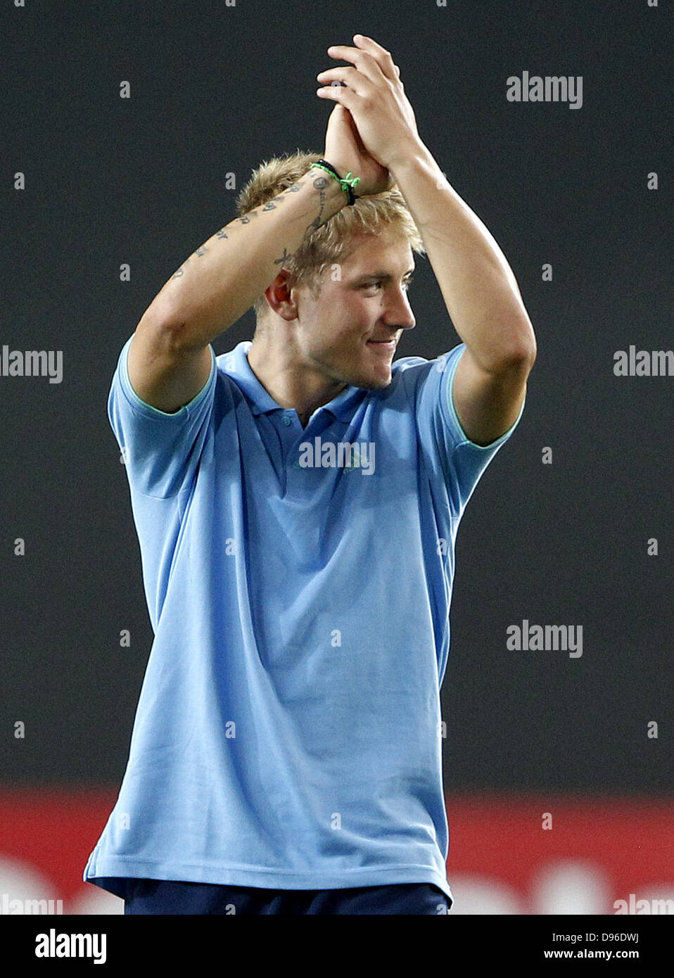 Lewis Holtby clebrates after winning the UEFA European Under-21 ...