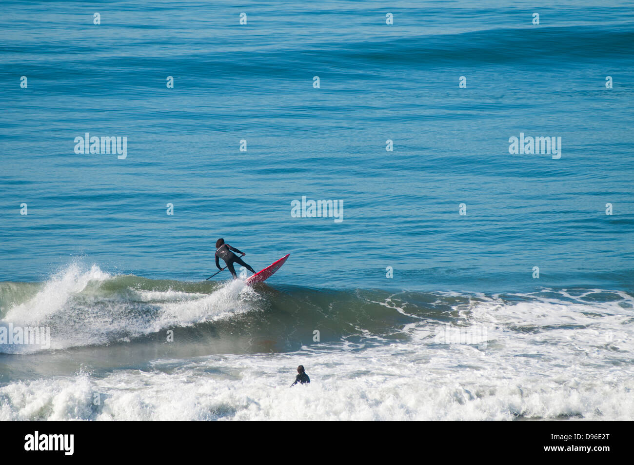 Surfers in Carlsbad, California, United States of America Stock Photo ...