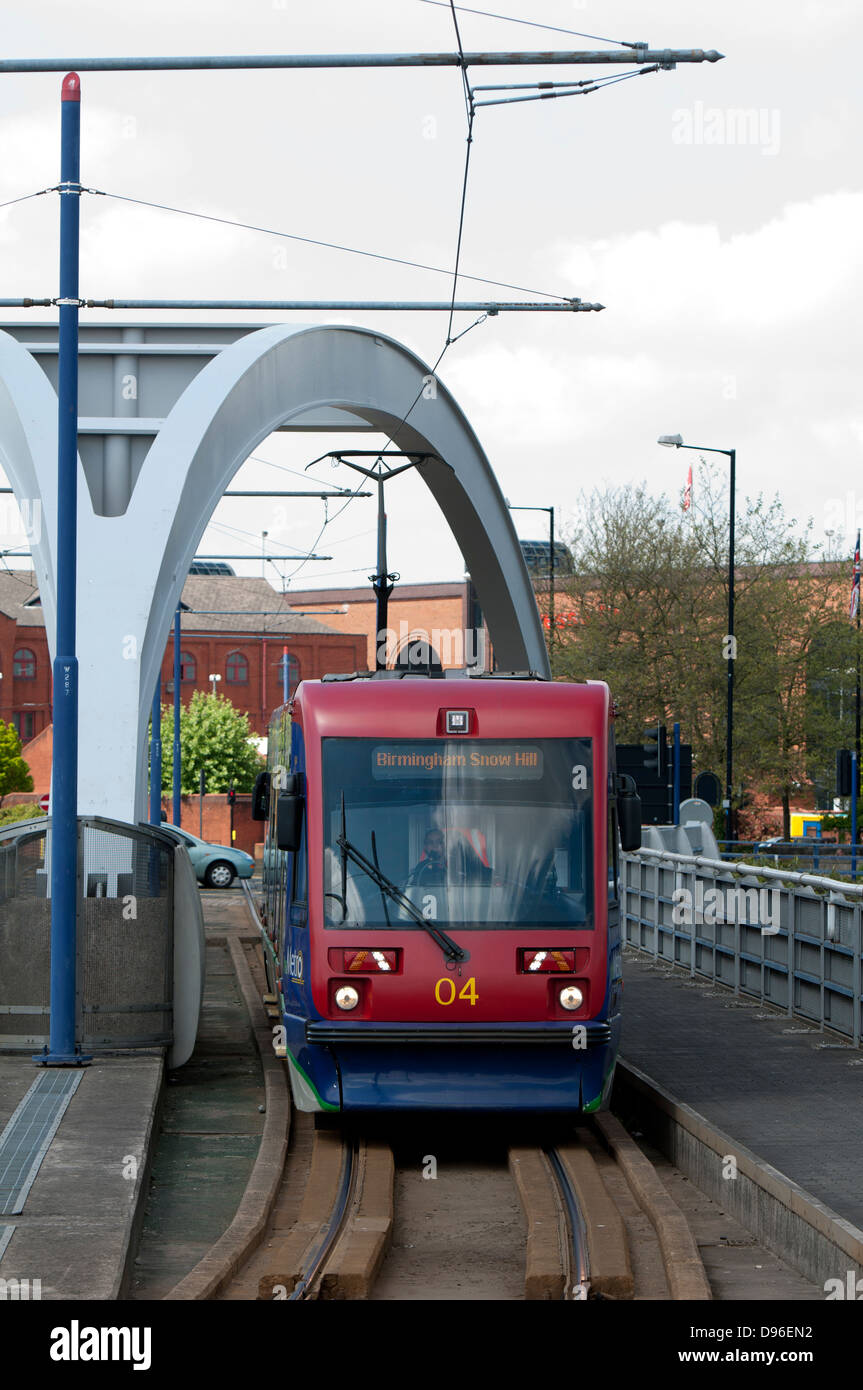 Midland Metro tram, Wolverhampton, West Midlands, England, UK Stock ...