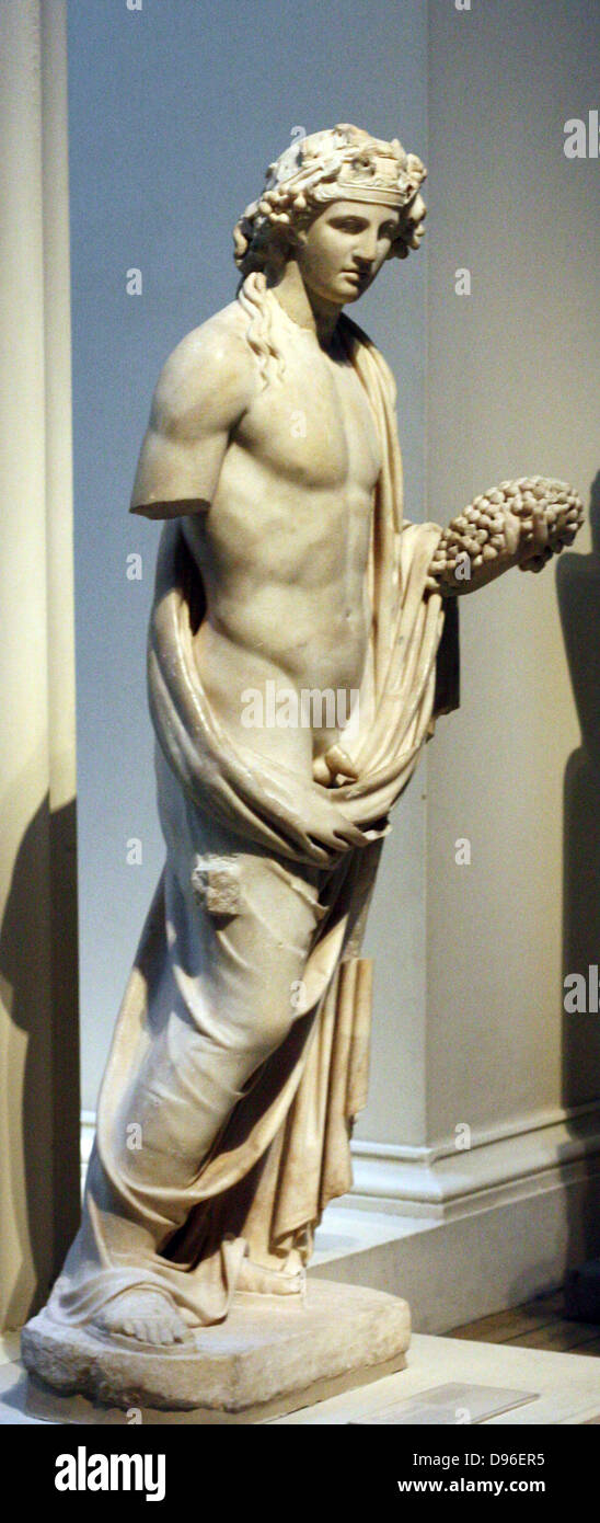 Sculpture god wine dionysus hi-res stock photography and images - Alamy