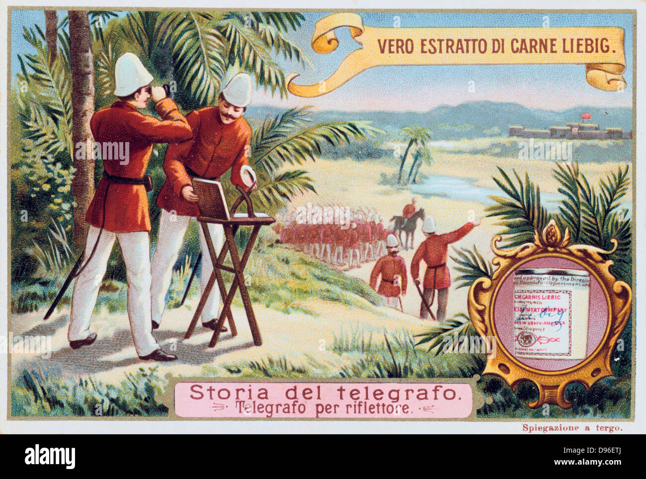 Heliograph, a visual telegraph for sending and receiving messages by ...