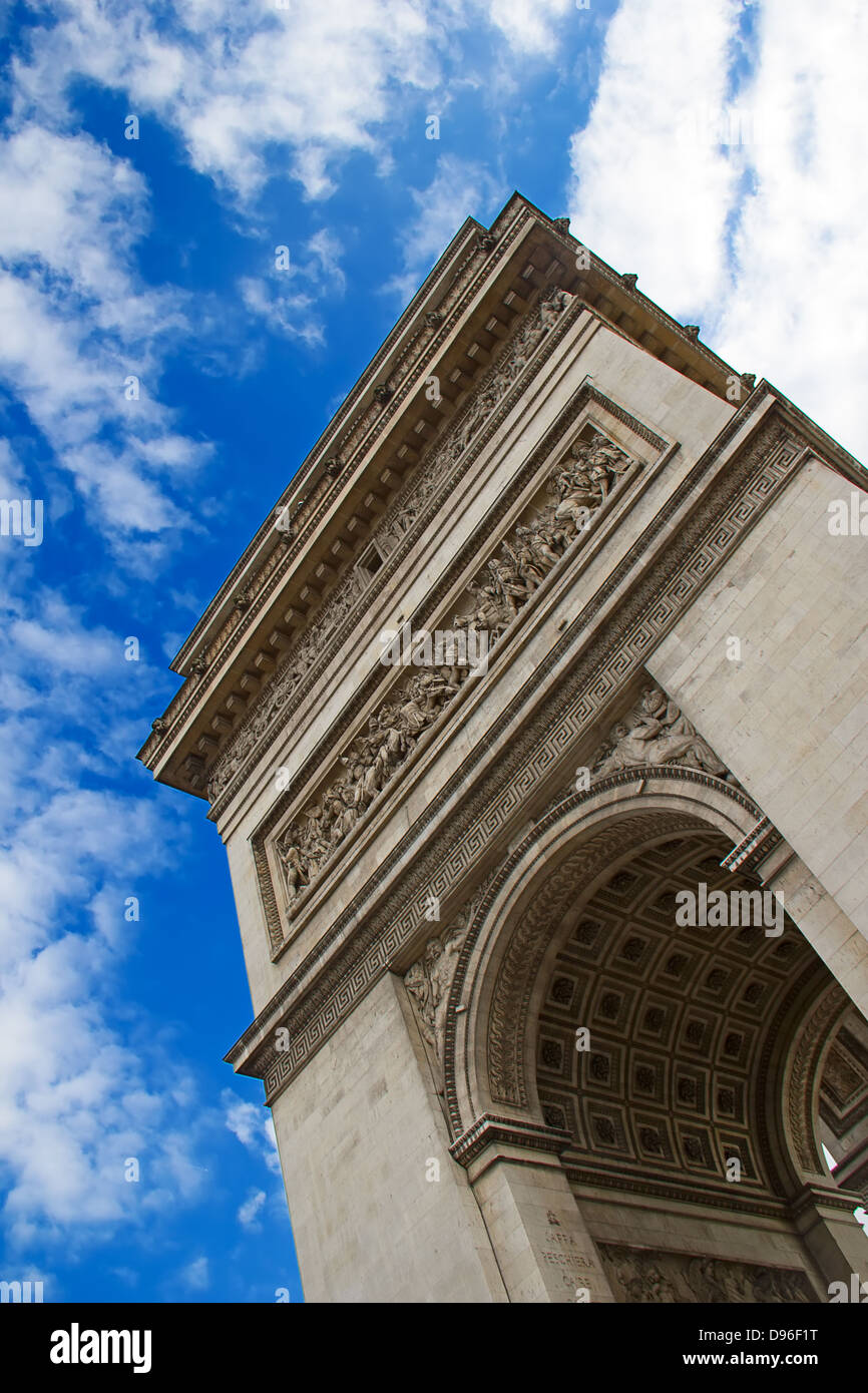 Famous Arc de Triomphe, Paris, France Stock Photo - Alamy