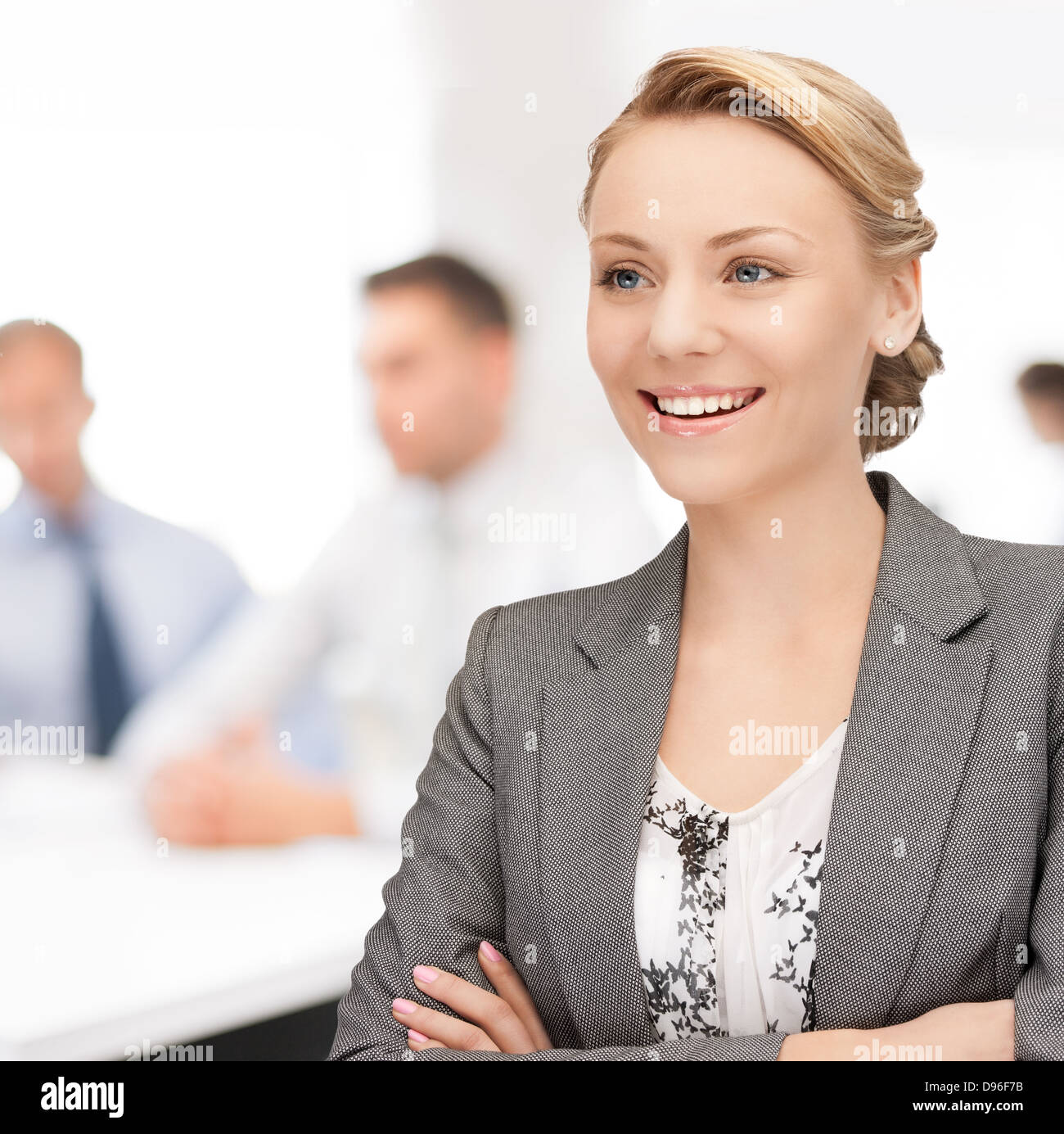 happy and smiling woman Stock Photo - Alamy